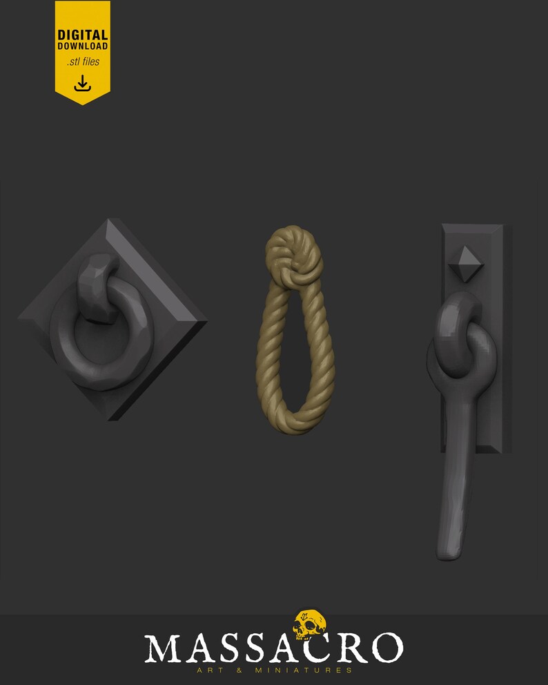 Medieval Windows Bits STL File | Grimdark Miniatures | 3D Printable ...