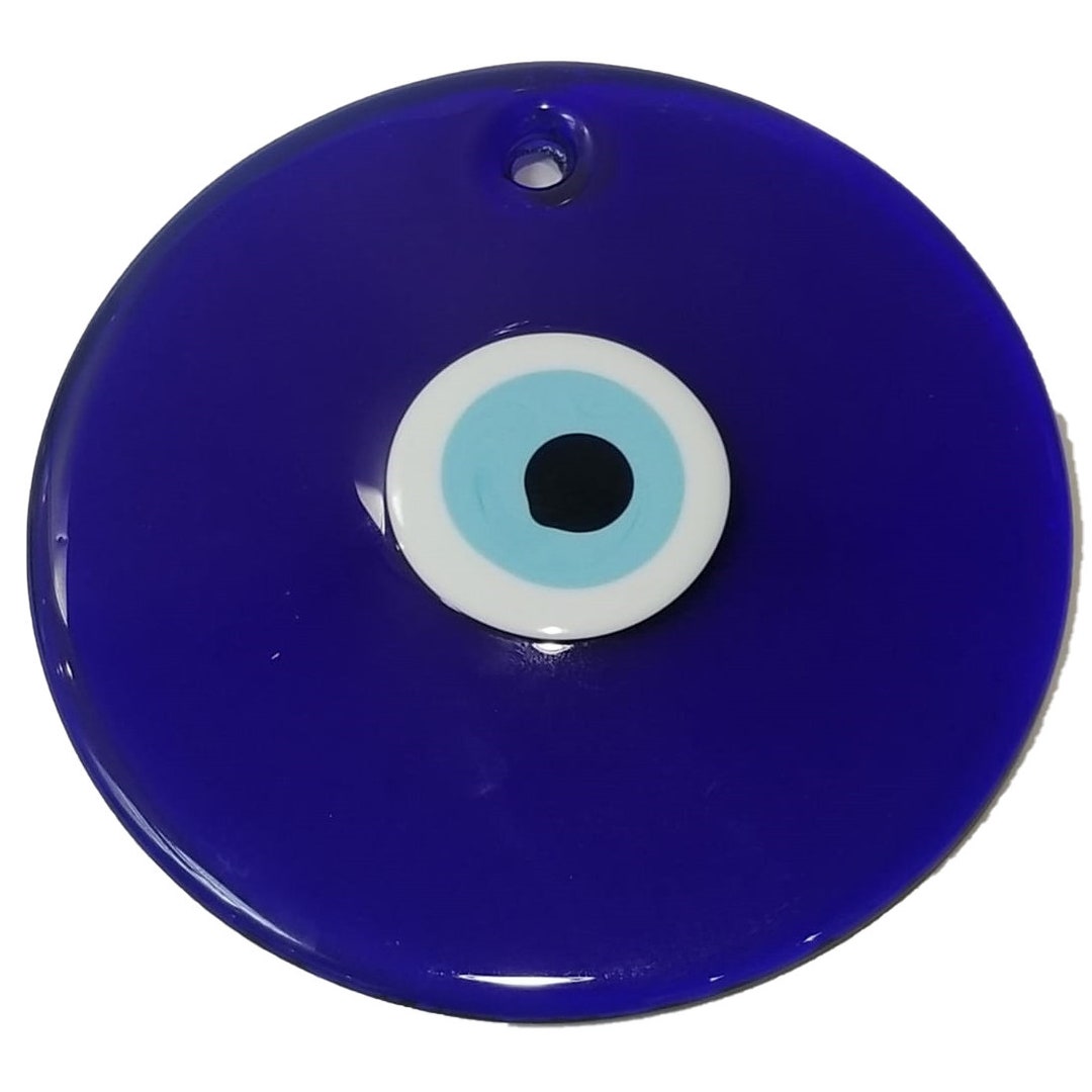 FREE SHIPPING Gigantic Evil Eye Glass 8.5 Inch Wall Hanging Ornament ...