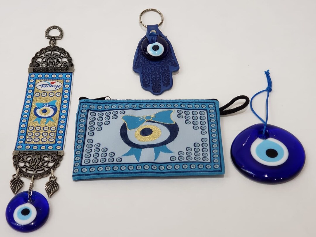 Evil Eye Wall Hanging Ornament Coin Purse Keychain 4 Products Gor the ...
