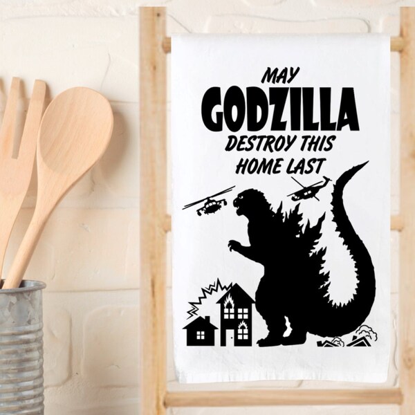 May Godzilla Destroy This Home Last - Etsy