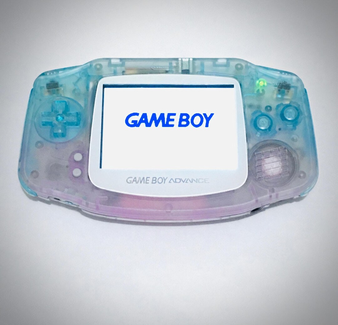 Custom Pink and Blue Fade Game Boy Advance With Backlight Mod - Etsy