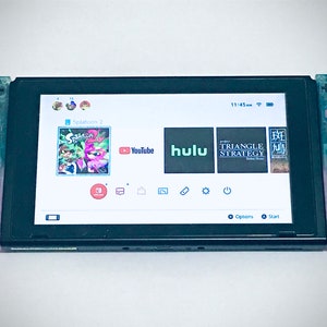 Nintendo Switch Custom Transparent Pink and Blue Fade Joy-con ...