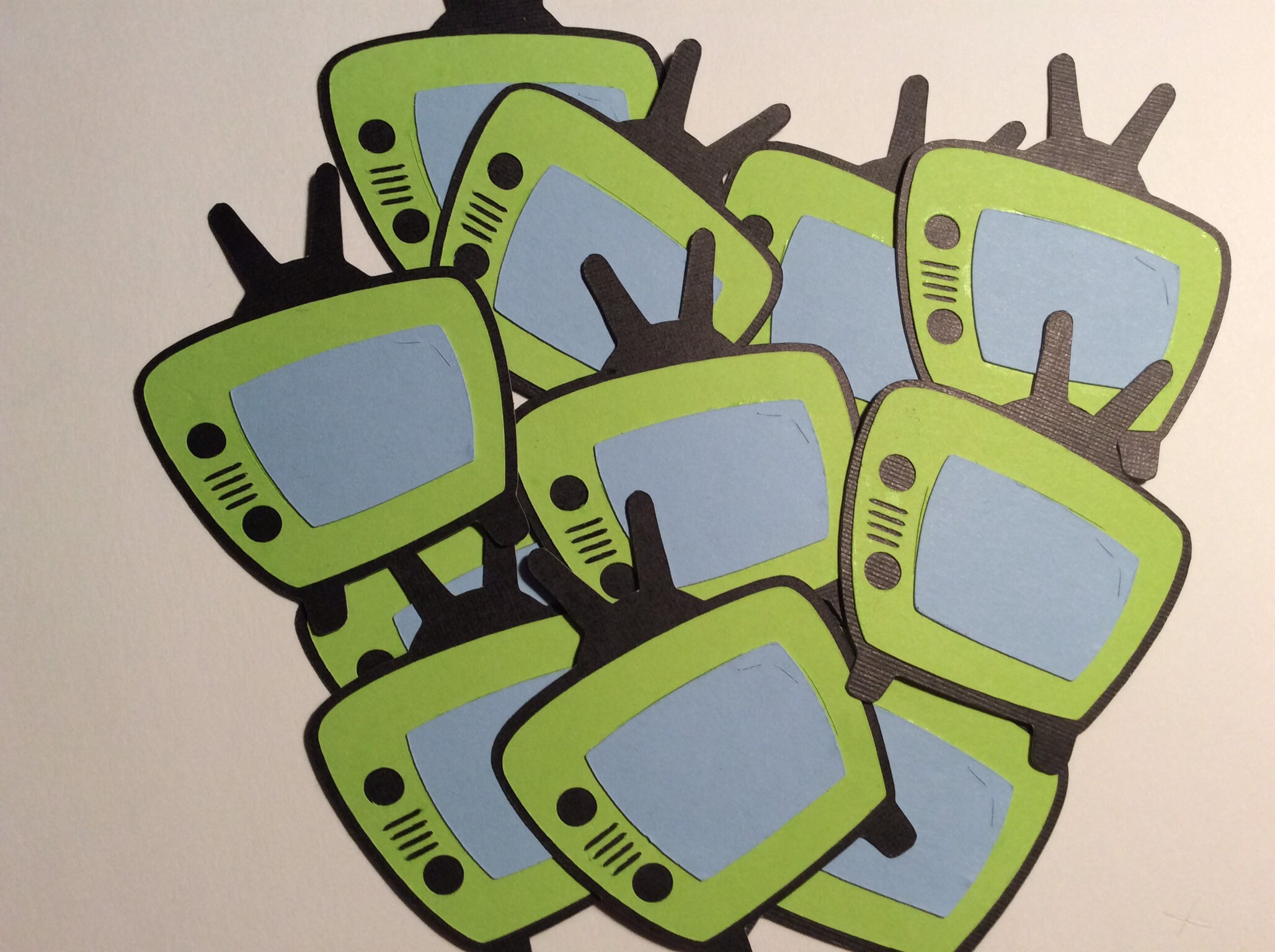 Television gift tags set of 12 - Etsy.de