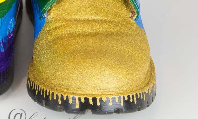 Ladies Mens Unisex Timberland Boots Rainbow Lgbt Gay Pride Rainbow ...