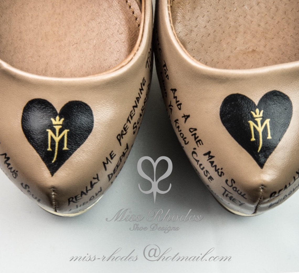 Ladies Womens Hand Painted Custom Made Michael Jackson - Etsy