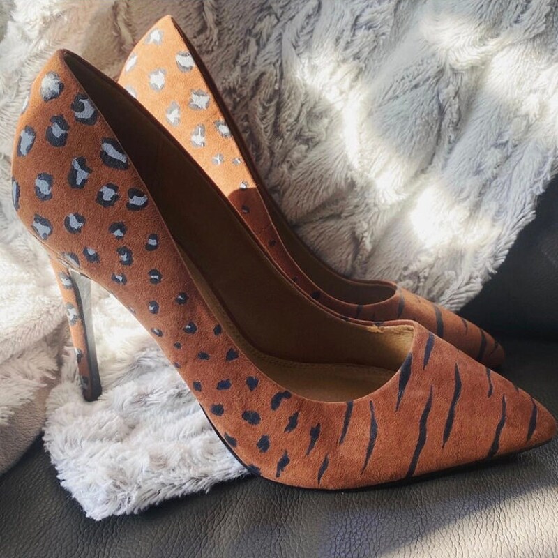 Painted High Heels - Etsy