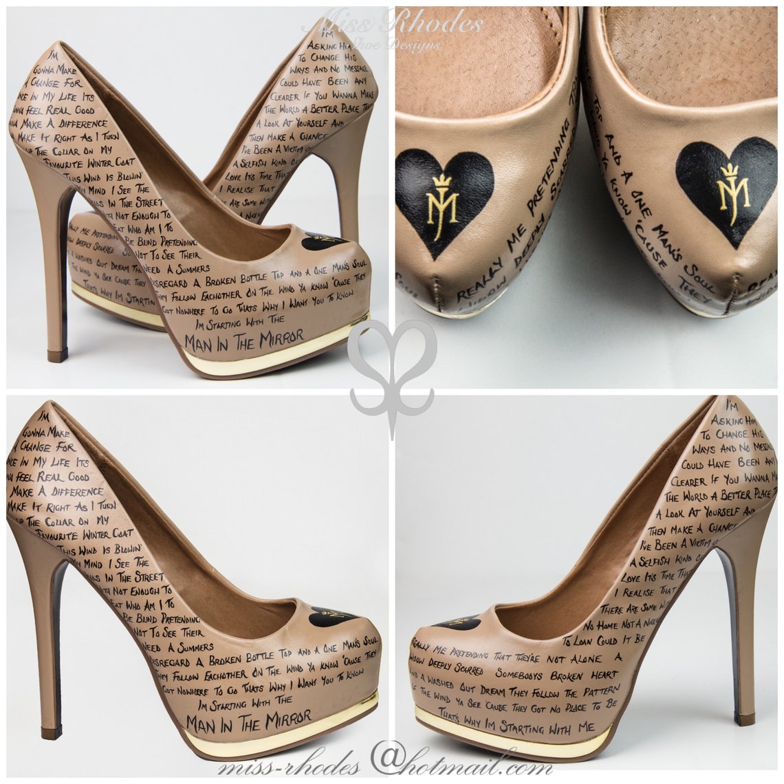 Ladies Womens Hand Painted Custom Made Michael Jackson - Etsy