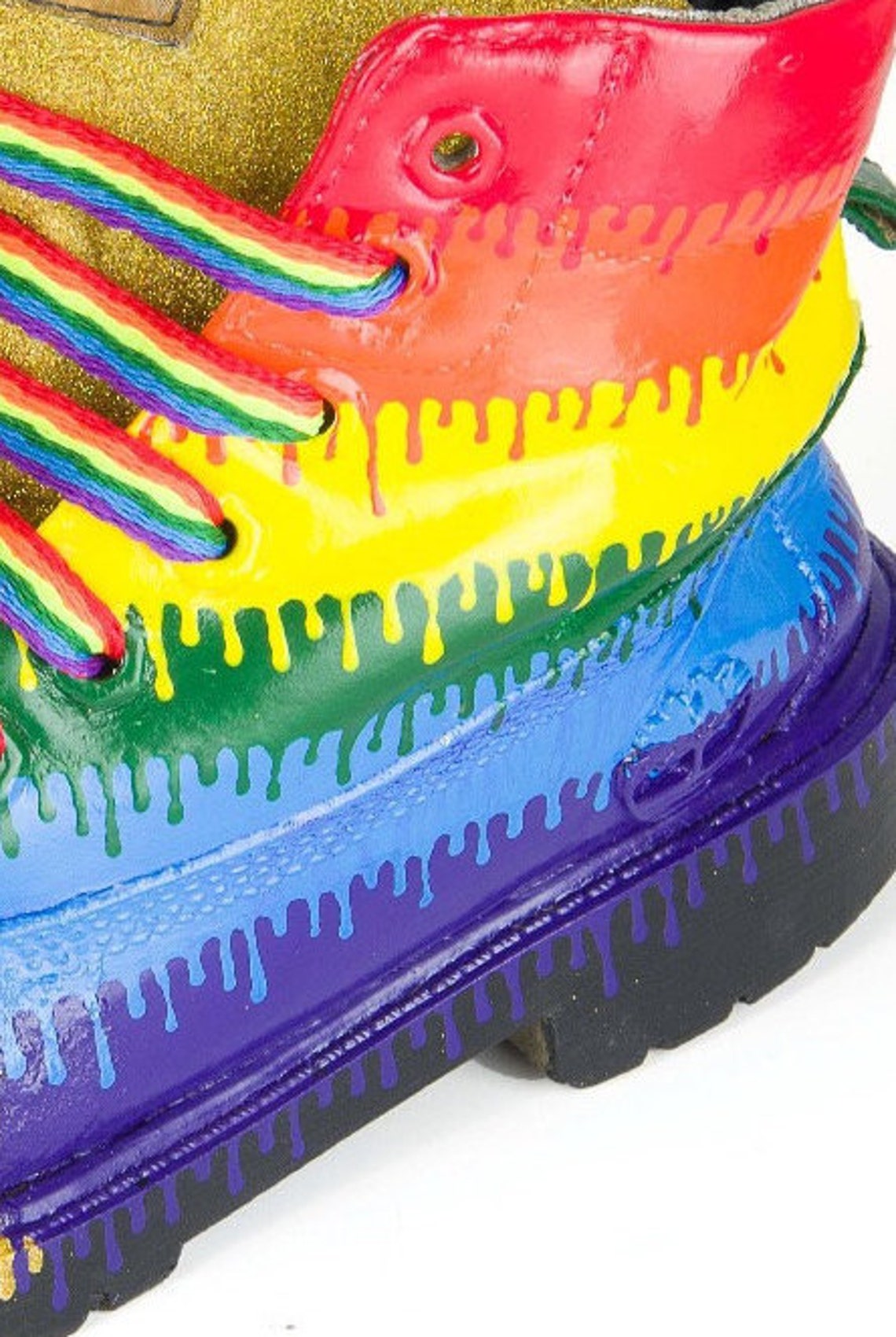 Ladies Mens Unisex Timberland Boots Rainbow Lgbt Gay Pride - Etsy