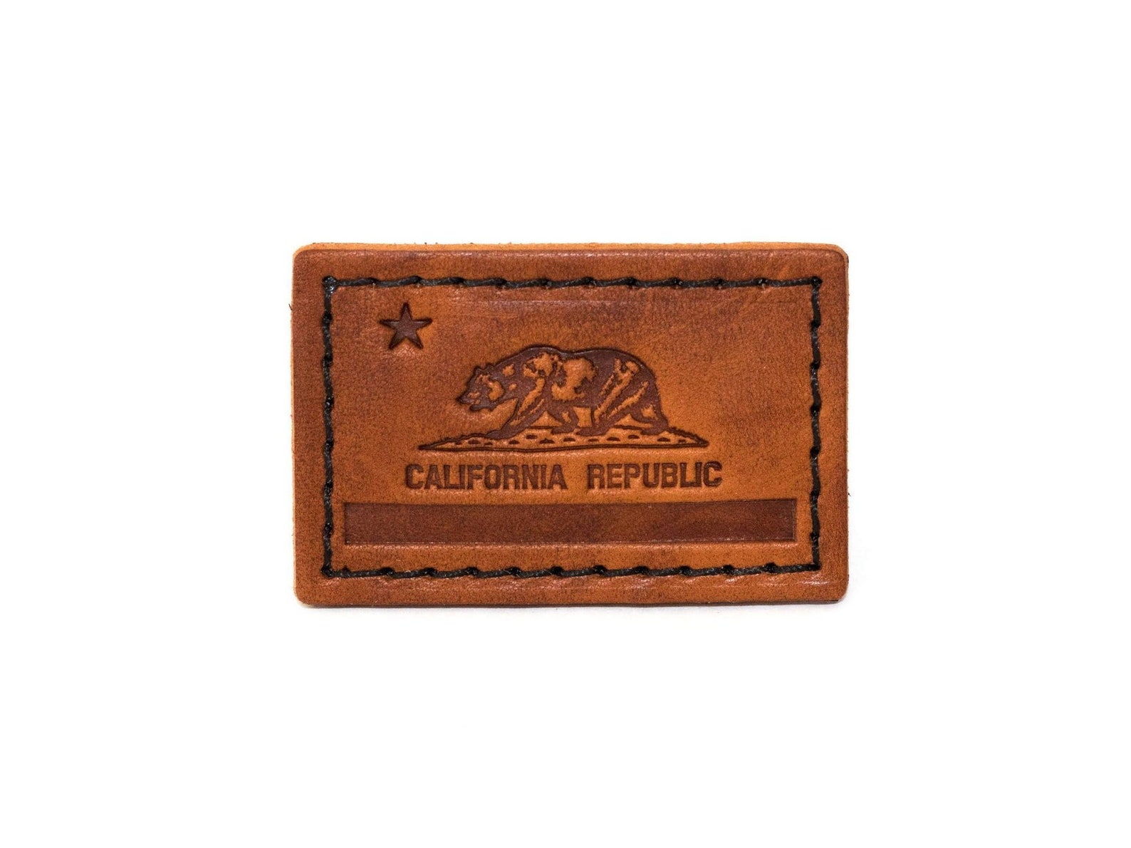 2 X 3 Leather California Flag Patch | Etsy