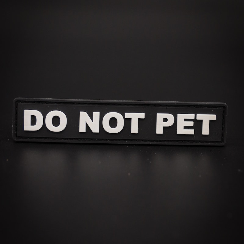 Do Not Pet Patch - Etsy