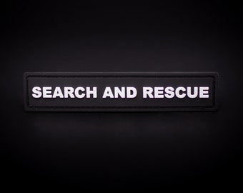 Search and Rescue Uniform 4.5 Inch Embroidered Patch Safety - Etsy