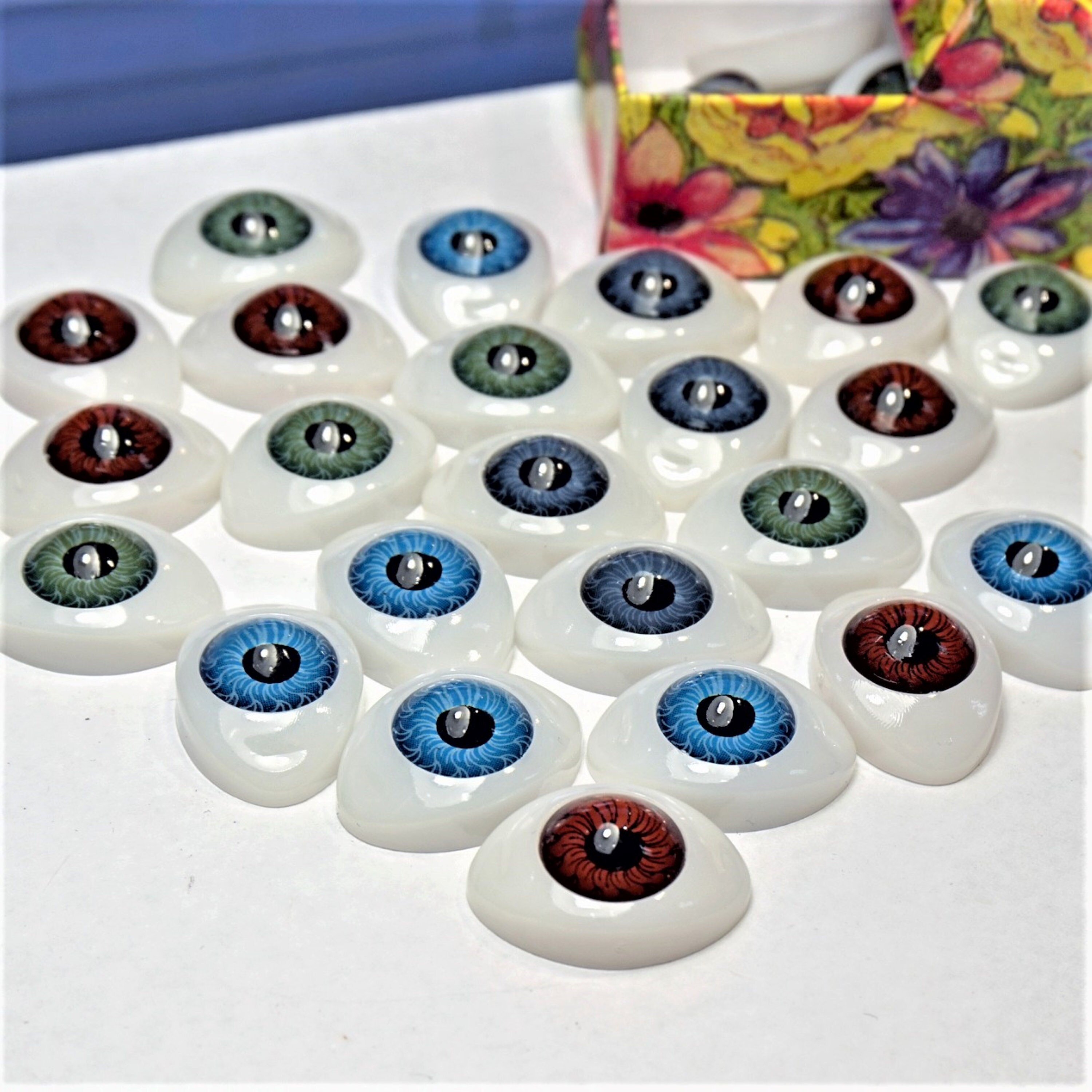 BIG OVAL EYES for Halloween Craft Doll Modeling 23 Mm Eyes - Etsy