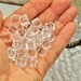 MINI ICE CUBES, Slime Ice Cubes, Clear Ice Cubes, Glass Clear Small Ice ...