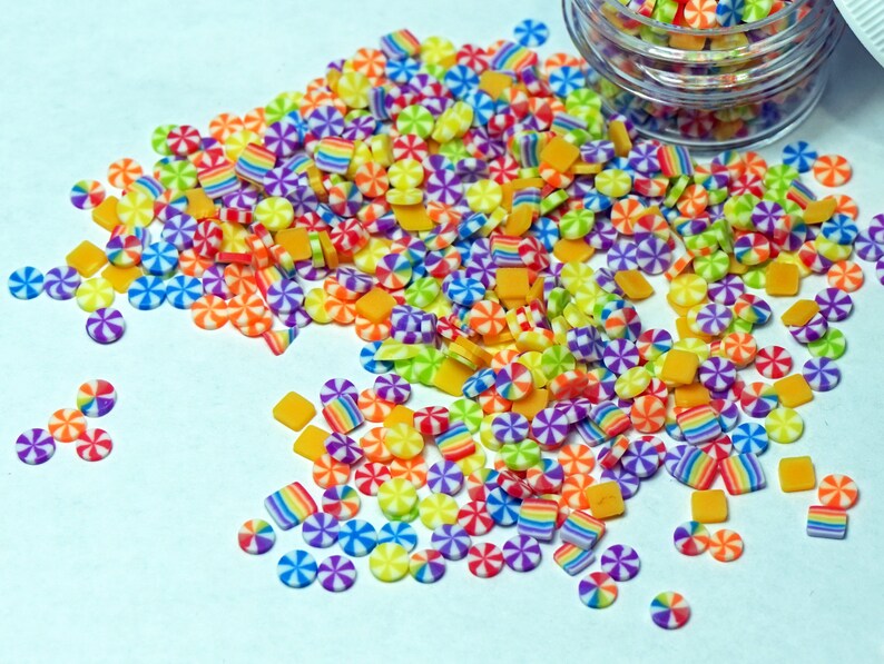 SPRINKLES Of CANDIES For CRAFT Mixed Peppermint Candies Resin | Etsy