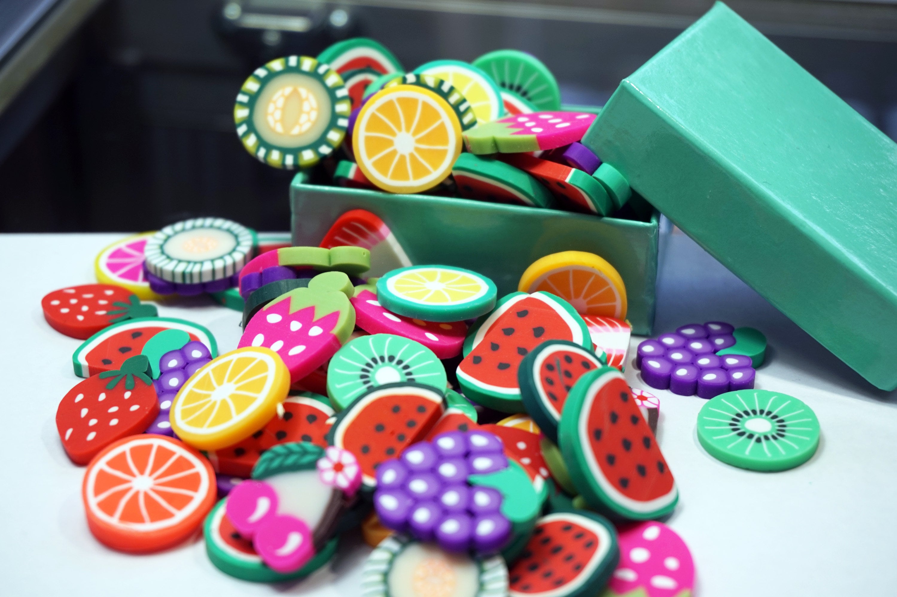 FIMO FRUIT BIG Charms Polymer Clay Diy Fruits Fimo Fruit | Etsy