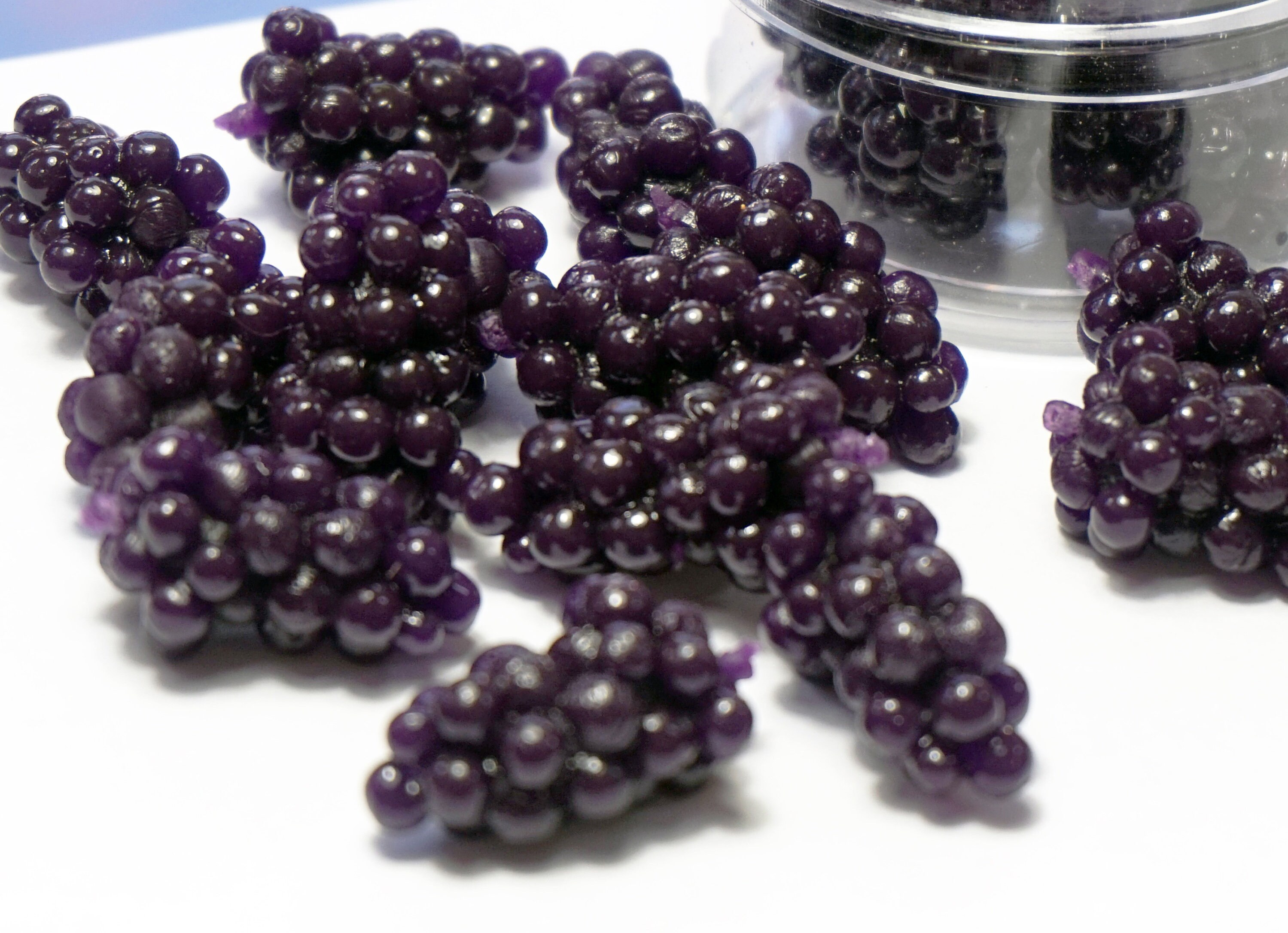 SOFT MINI GRAPES Dollhouse Miniature Food Small Gift Idea - Etsy UK