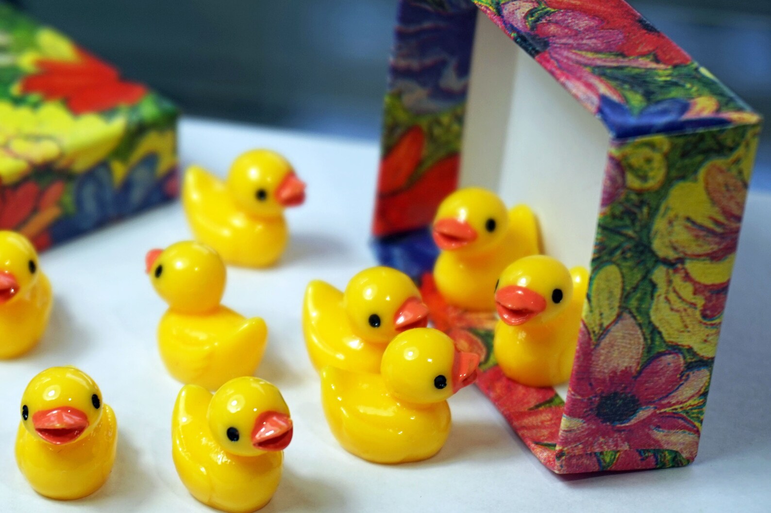 YELLOW DUCK CABOCHONS Slime Charms Mini Ducks Dollhouse | Etsy