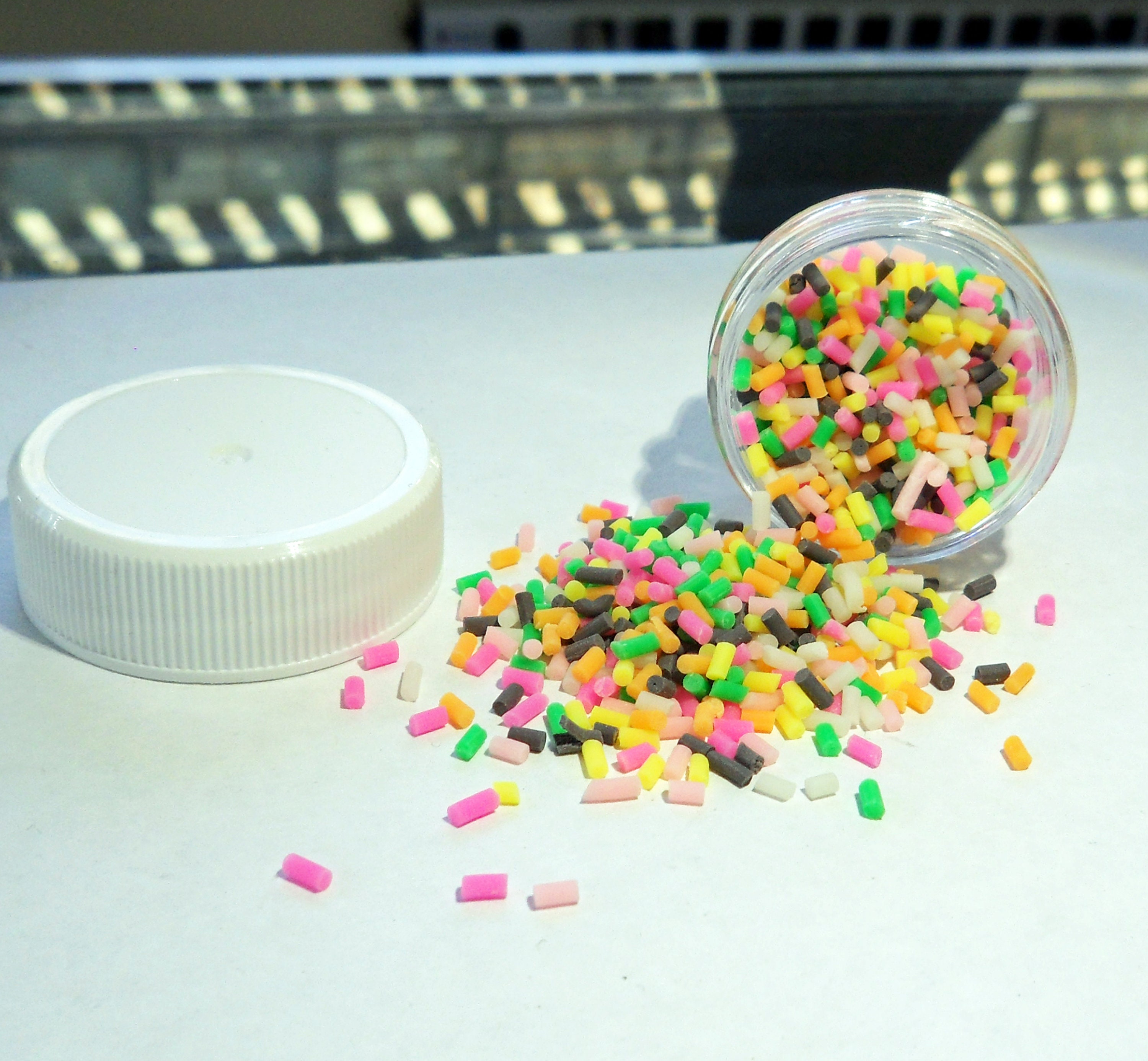 FAKE SUGAR SPRINKLES For Craft Faux Sprinkles In Jar Cake | Etsy