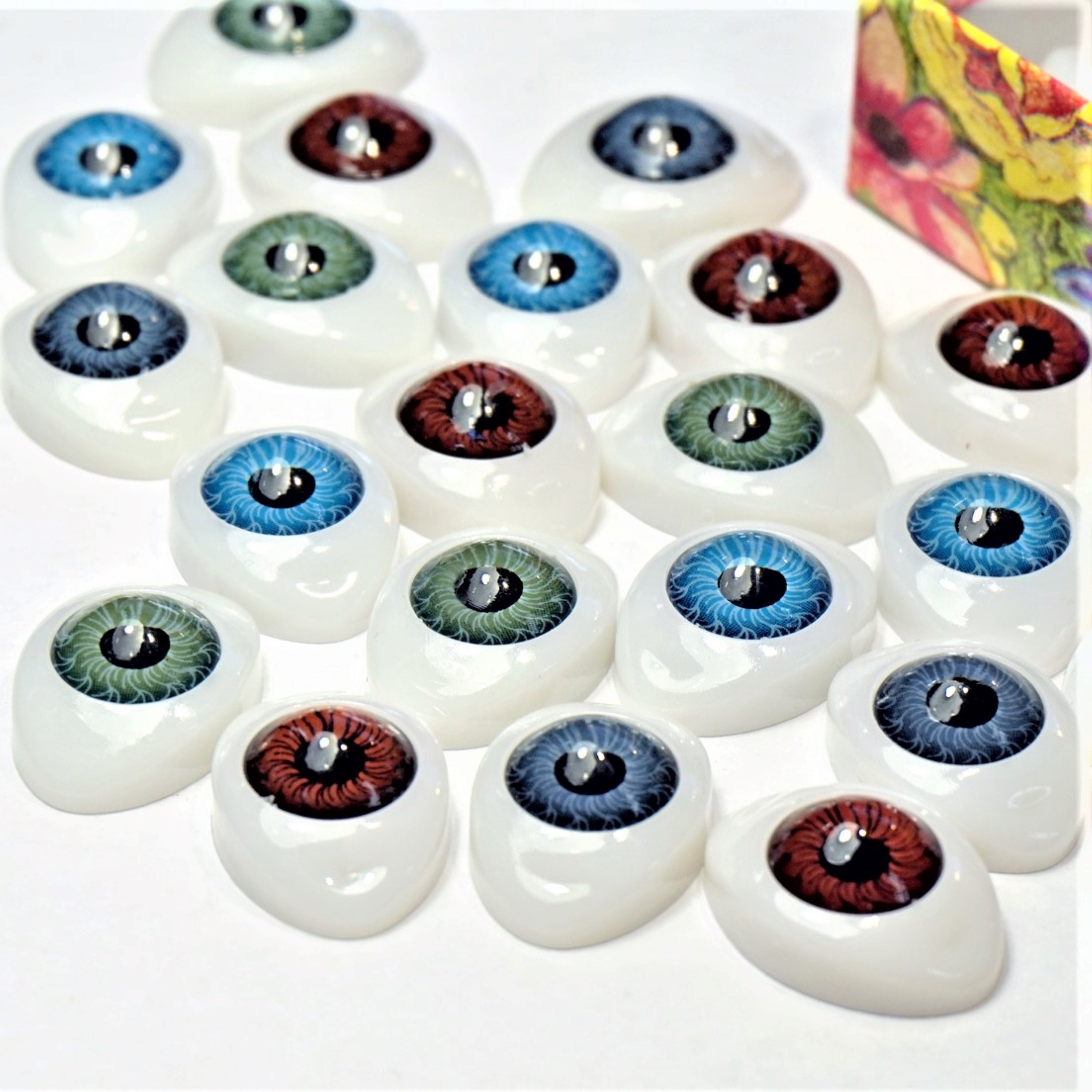 BIG OVAL EYES for Halloween Craft Doll Modeling 23 Mm Eyes - Etsy