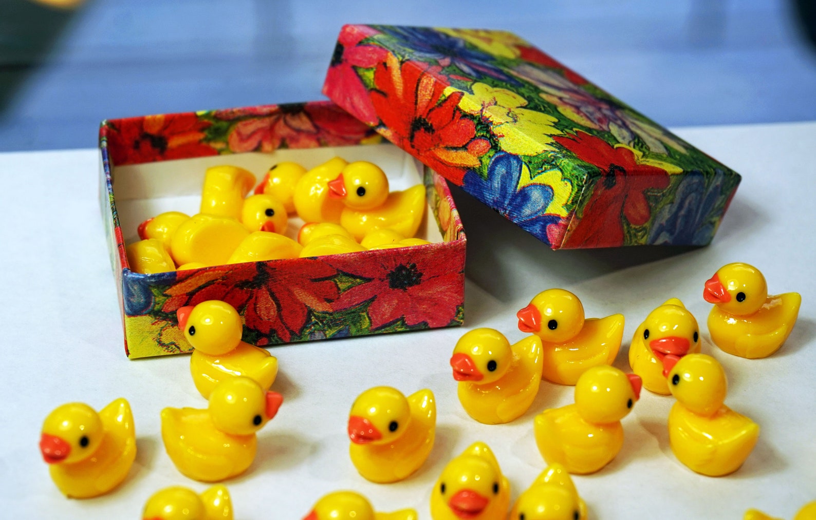 MINI DUCKIES 16mm Tiny Miniature DUCKY Dollhouse Duck 3d - Etsy