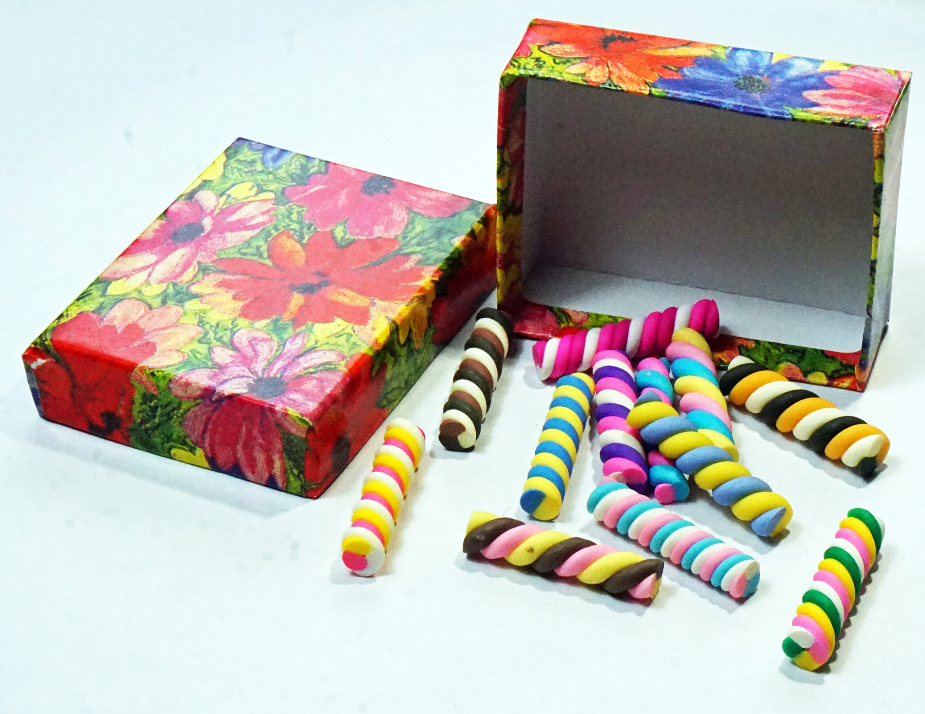 COTTON CANDY STICKS Twisted Candy Diy Cabochons Craft Charms | Etsy