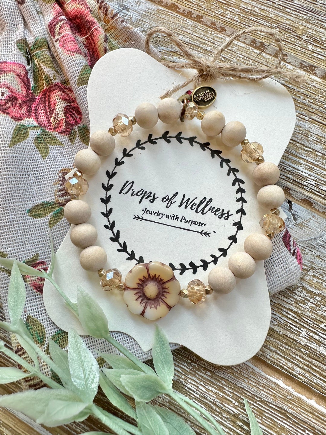 Essential Oil Diffuser Bracelet, Aromatherapy Bracelet, Handmade ...