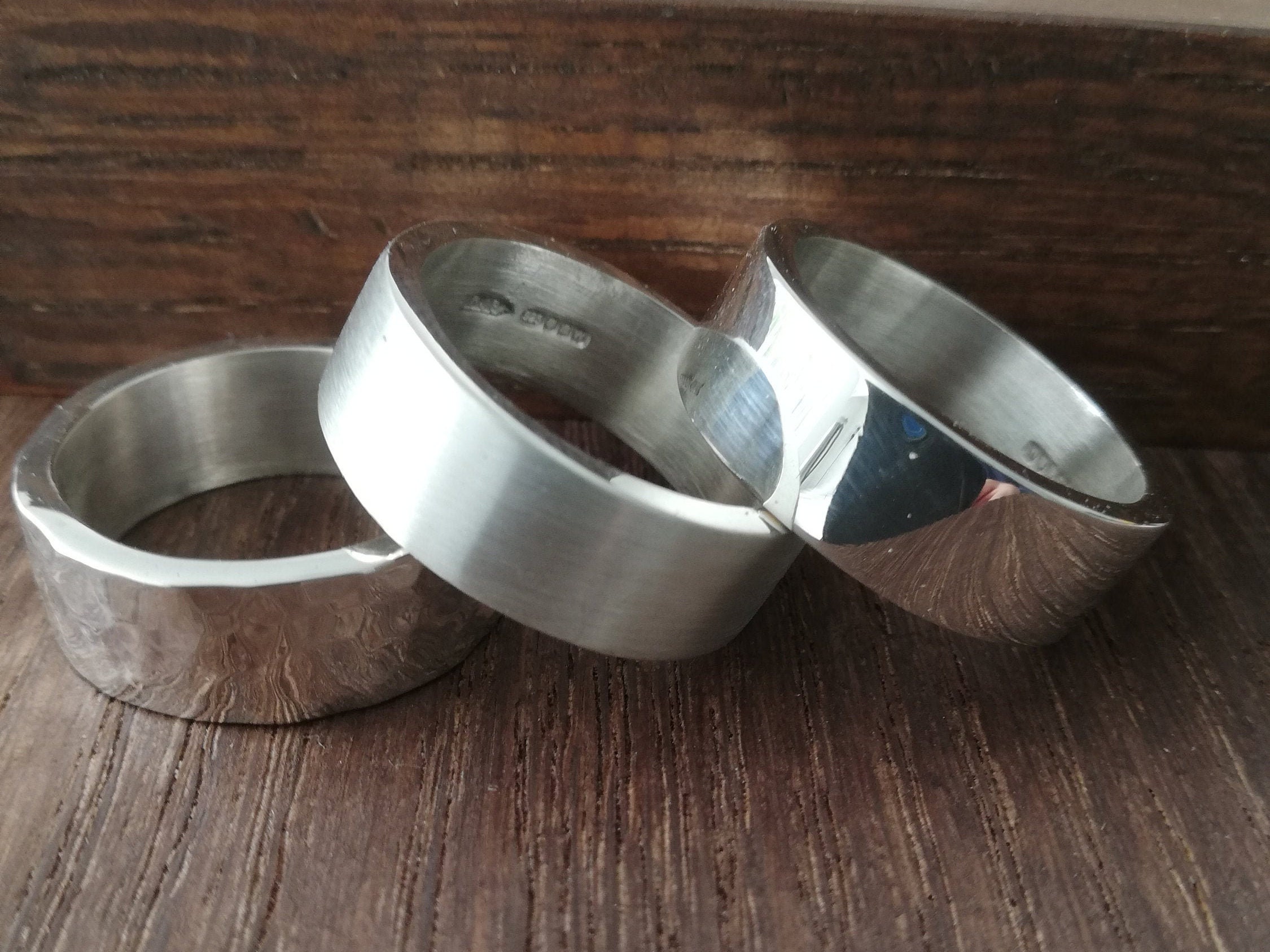 Chunky Silver Ring / Wide Silver Ring / Heavy Silver Ring / - Etsy UK