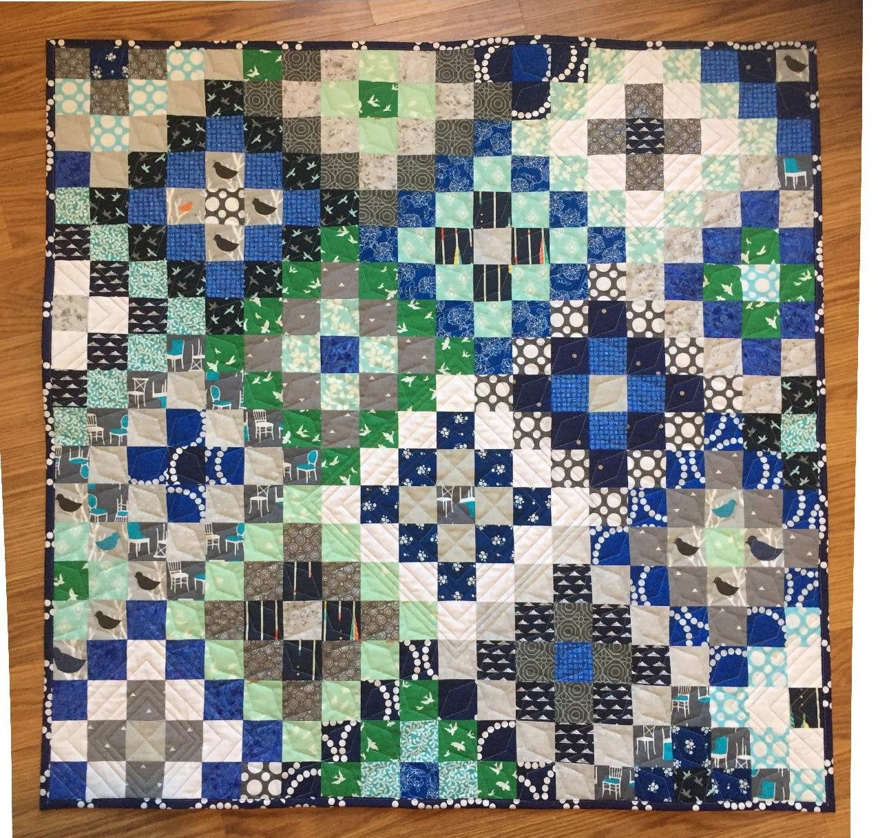 Rainbow Mosaic PDF Quilt Pattern - Etsy