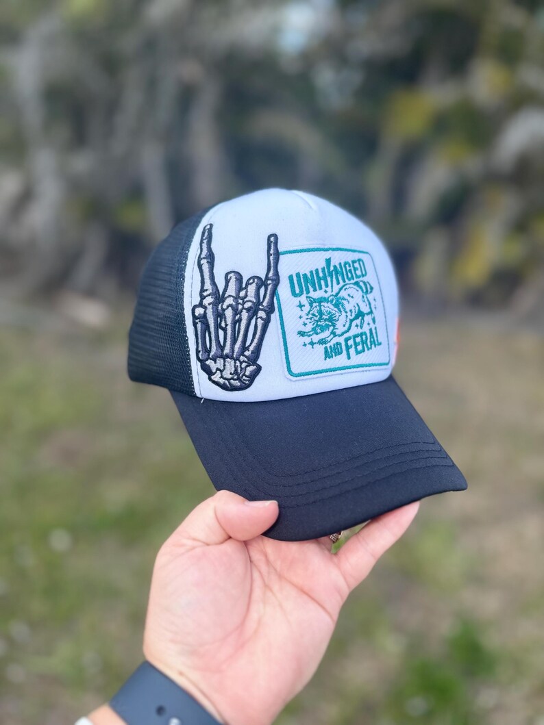 Unhinged & Feral Trucker Hat - Etsy