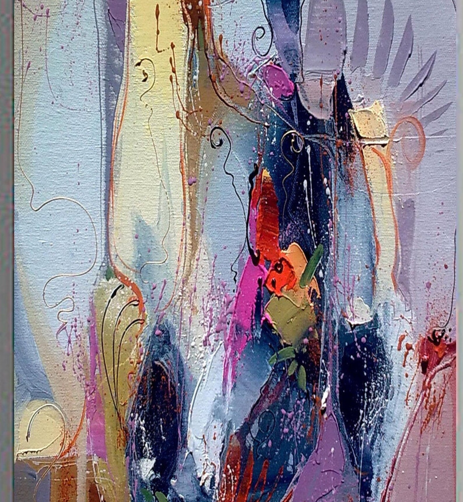 Oil Painting, Original Art, Abstract Art, Abstract Landscape, Modern ...