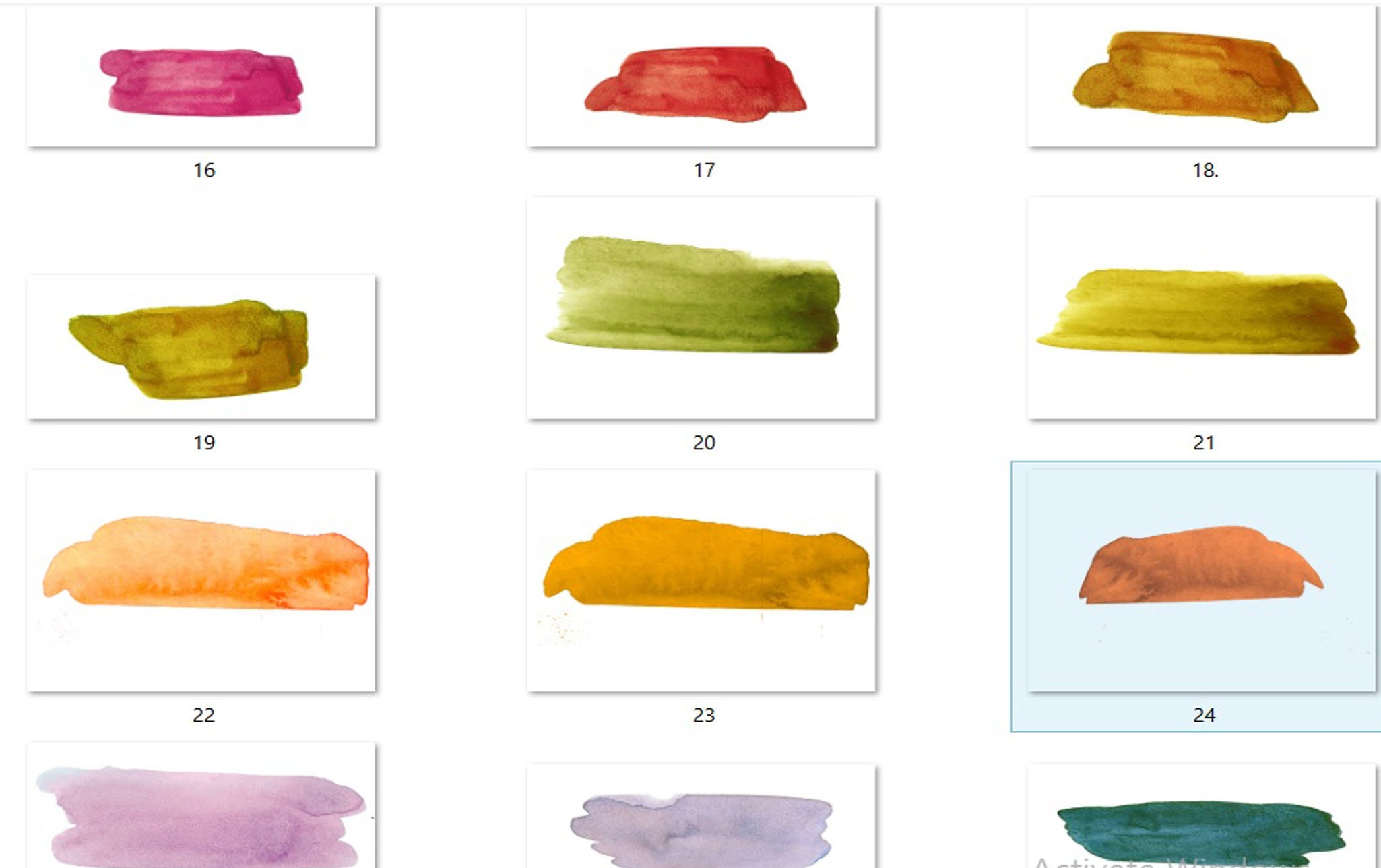 Paint Brush Stroke Clipart,brush Strokes Clipart , Png Files,watercolor ...