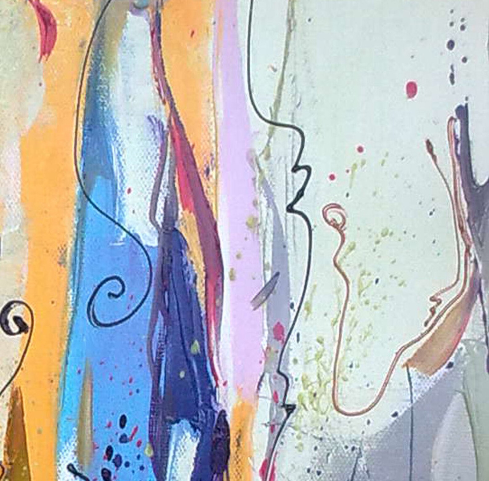 Oil Painting, Original Art, Abstract Art, Abstract Landscape, Modern ...