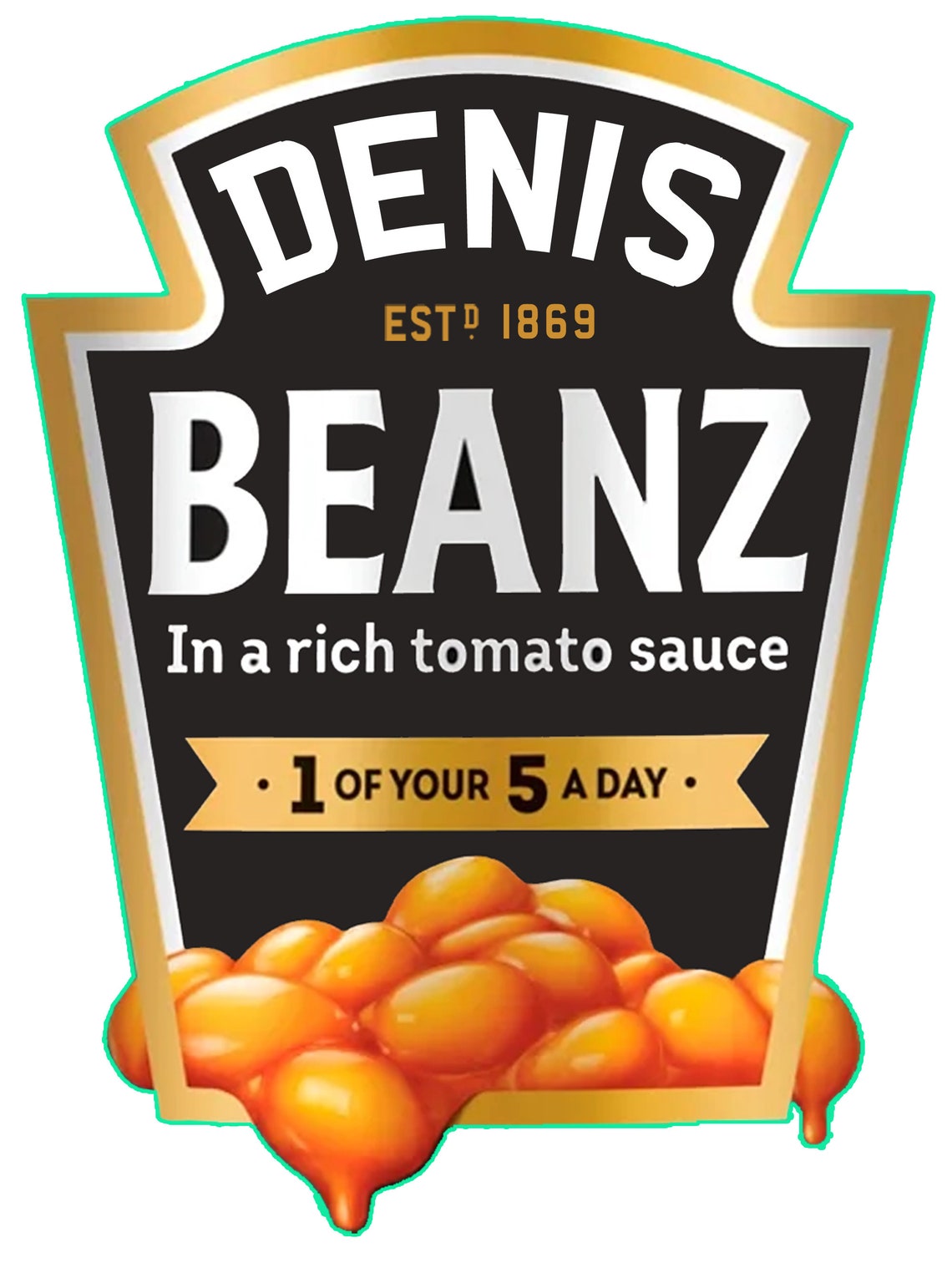 PERSONALISED HEINZ Baked Beans Tin LABEL Party / Birthday / - Etsy