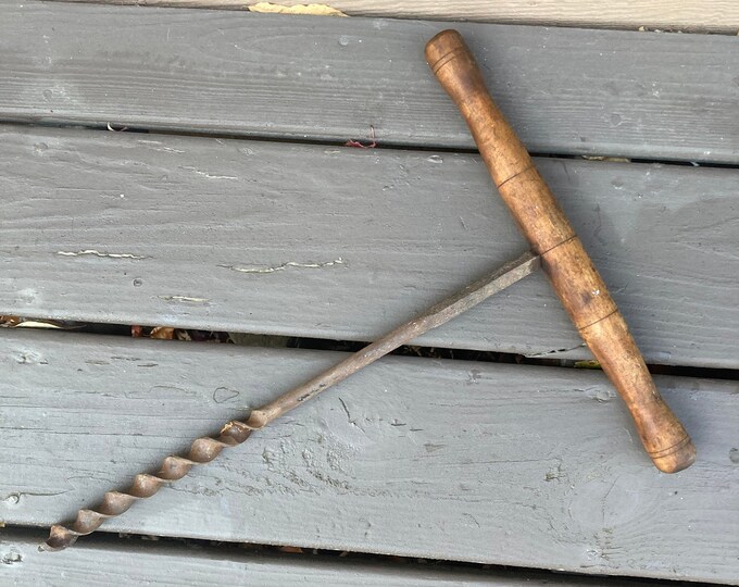 Antique Hand Drill/auger - Etsy