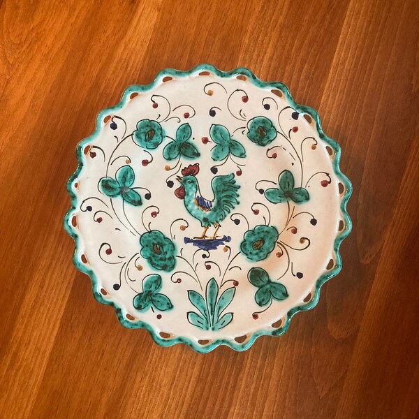 Scalloped Edge Plate - Etsy