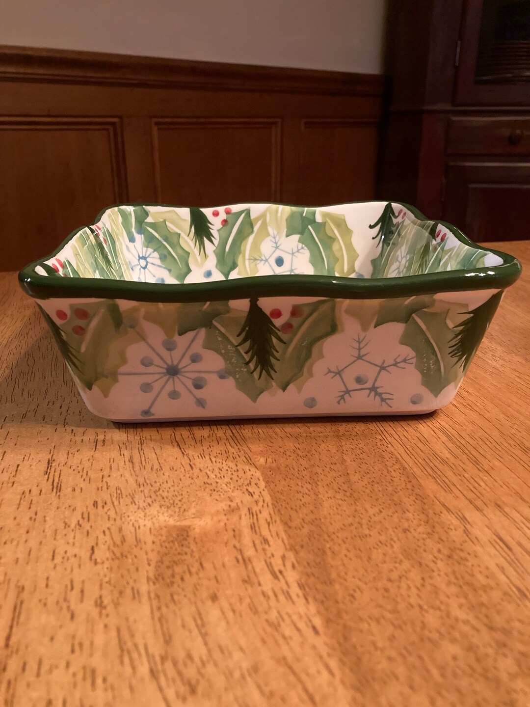 Temp-tations 7.5 Inch Hometown Christmas Square Baking Dish - Etsy