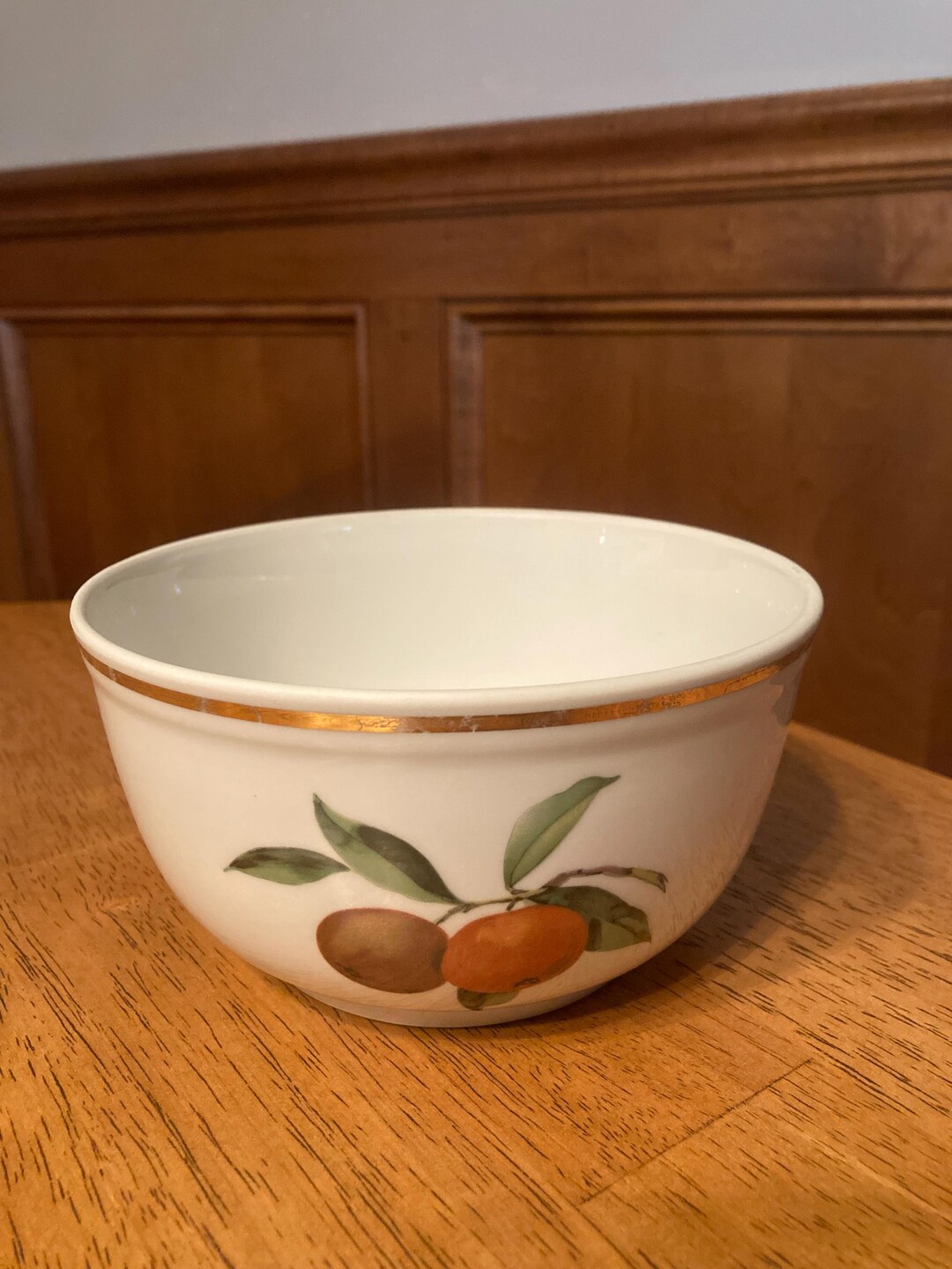 Royal Worcester Bowl With Evesham Pattern - Etsy