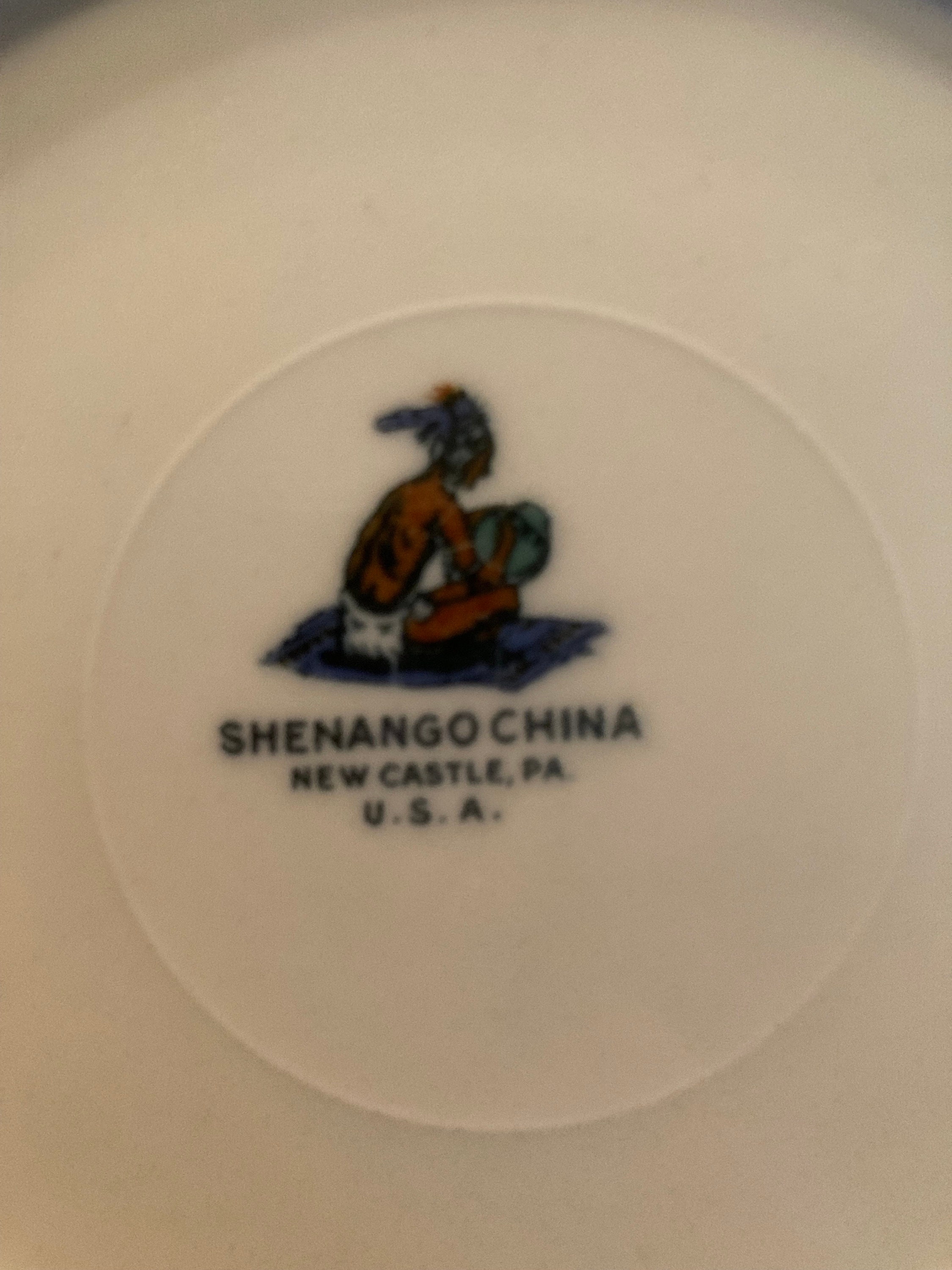 Shenango China Restaurantware Salad/dessert Plates Set of 2 - Etsy