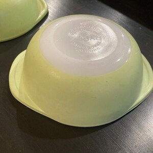 Set of 2 Vintage Pyrex Lime Green Mini Baking Dishes - Etsy