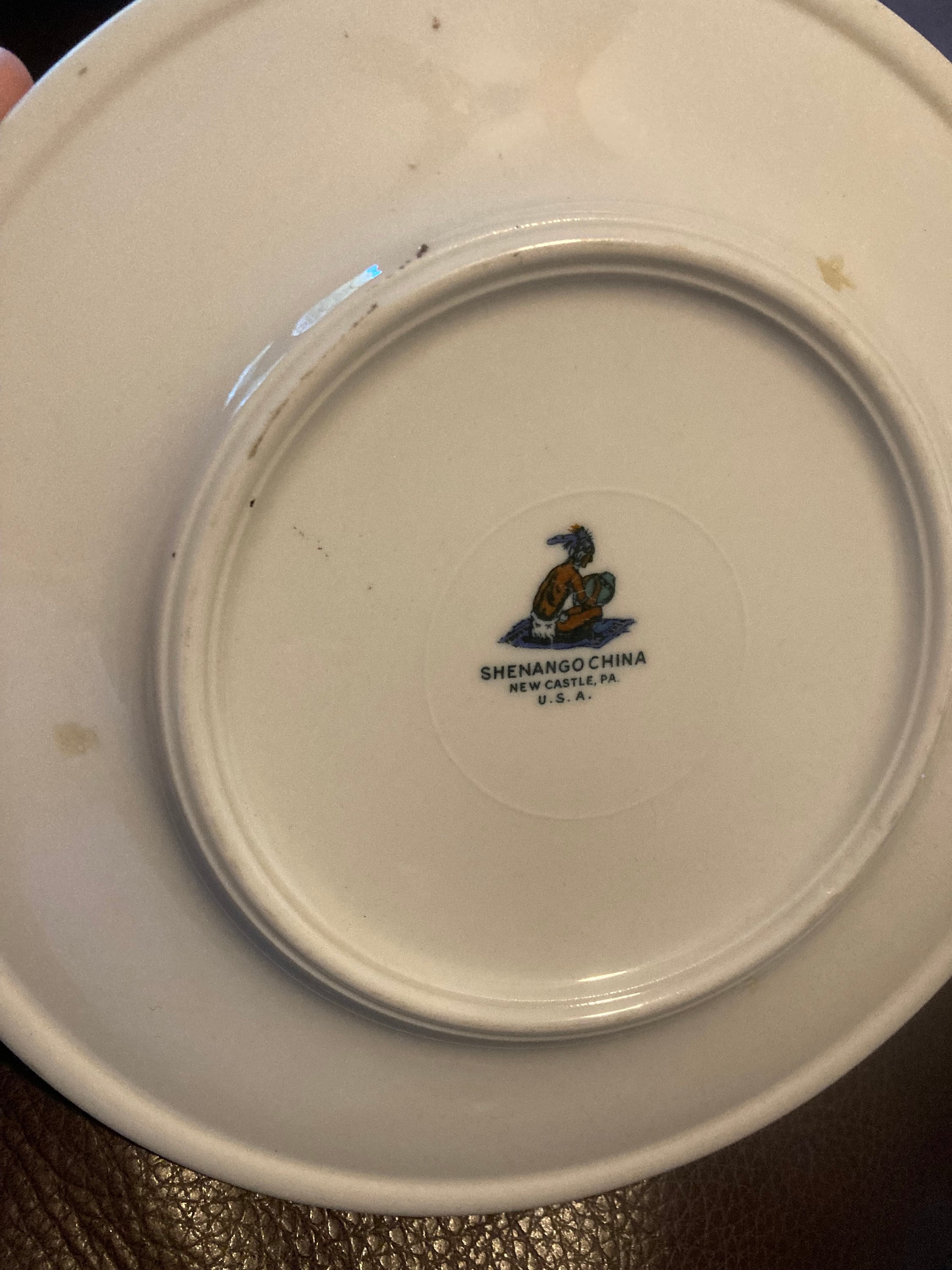 Shenango China Restaurantware Salad/dessert Plates Set of 2 - Etsy