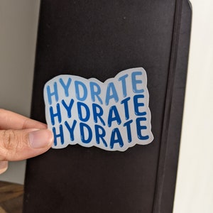 Water Reminder Sticker Pack Die-cut Decals for Notebooks, Laptops ...