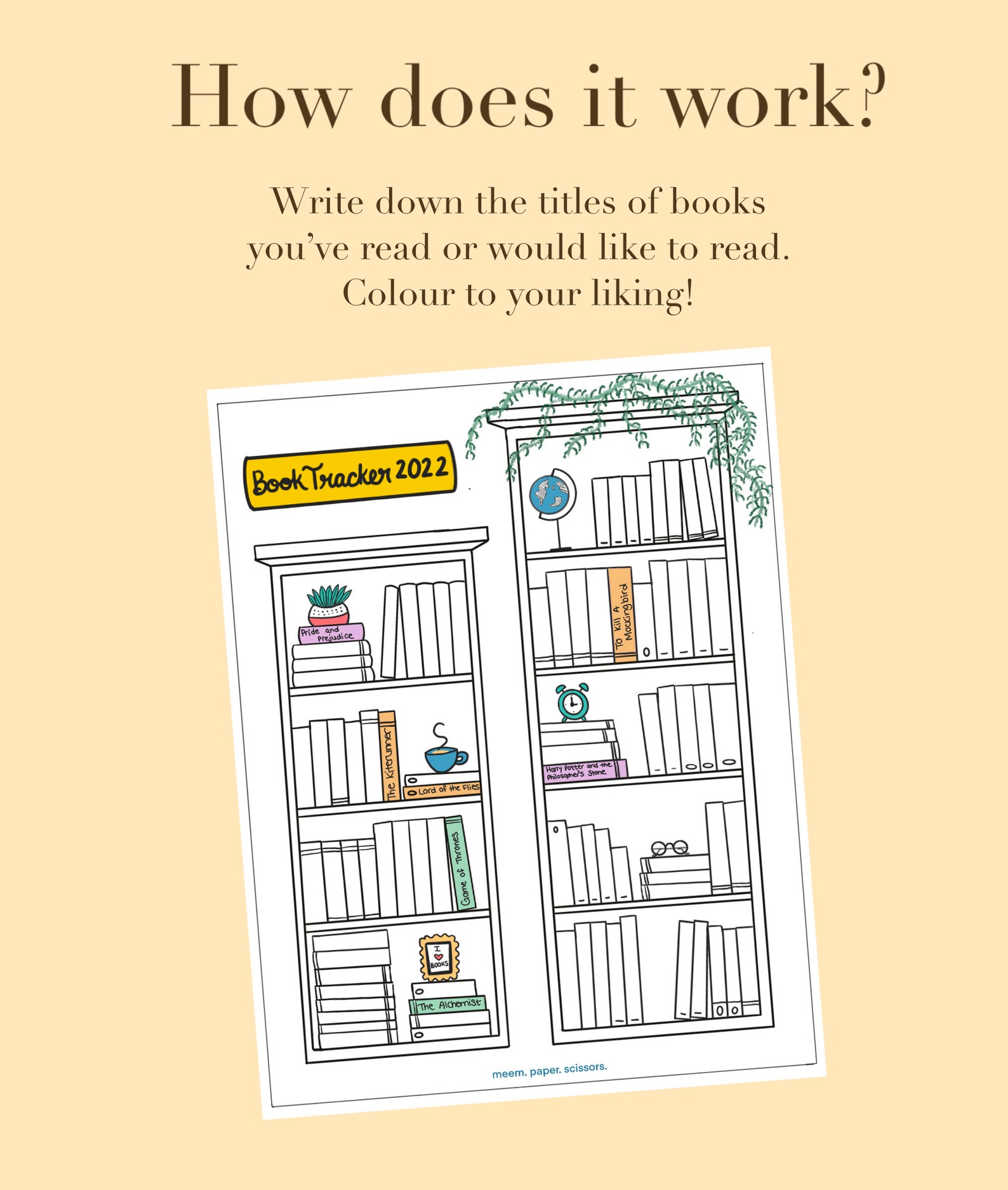 Book Reading Digital Printable Log/tracker/list, Book List Download ...
