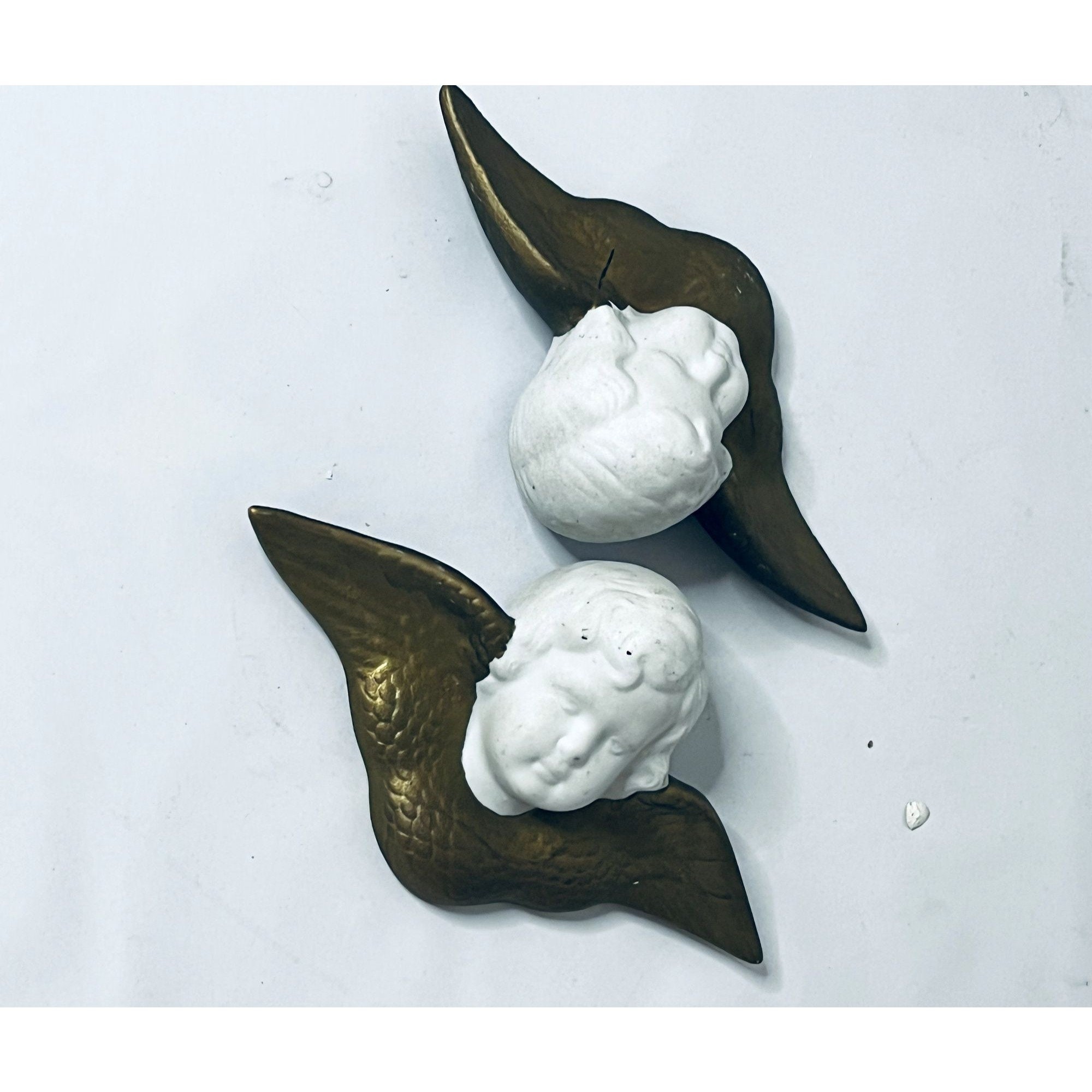 Vintage Ceramic Angel Wall Decor - Etsy