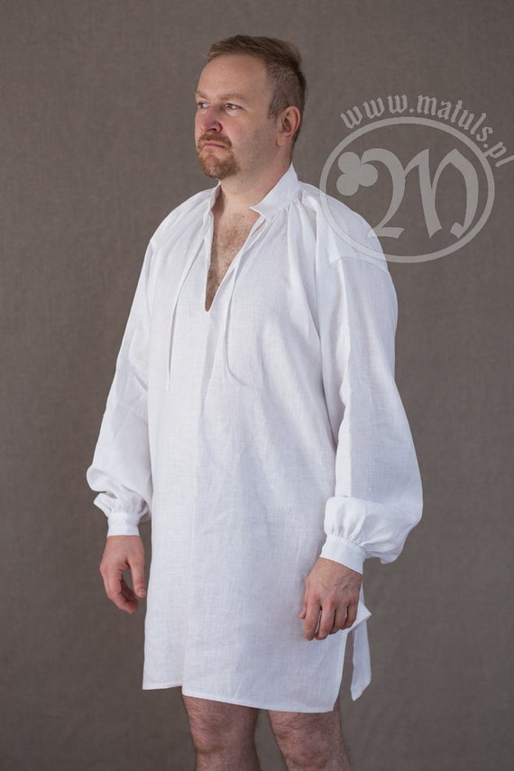 Medieval and Renaissance 17th century Linen Shirt | Etsy