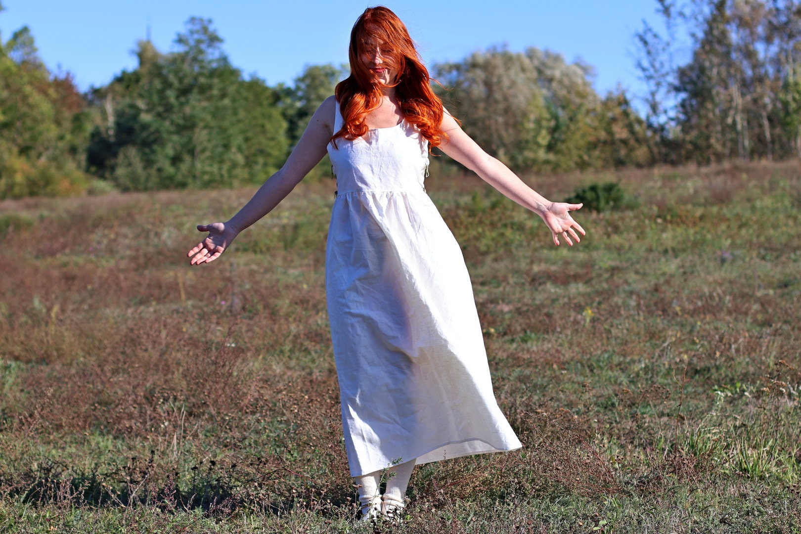 Historical Linen Shift - Close Fitting - Etsy