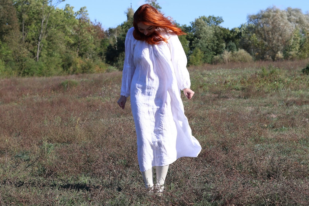 Renaissance Linen Shift - Loose Fitting - Etsy