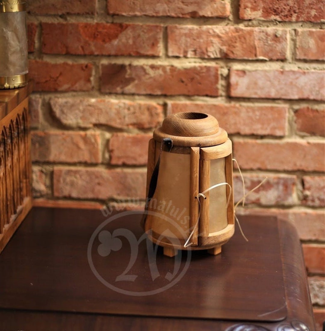 Wooden Lantern - Conic Model With Door - Etsy