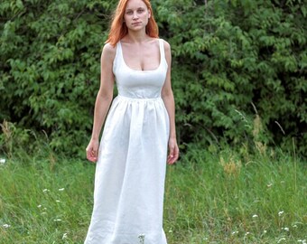 Medieval Shift or Chemise Women's Linen Close-fitting | Etsy