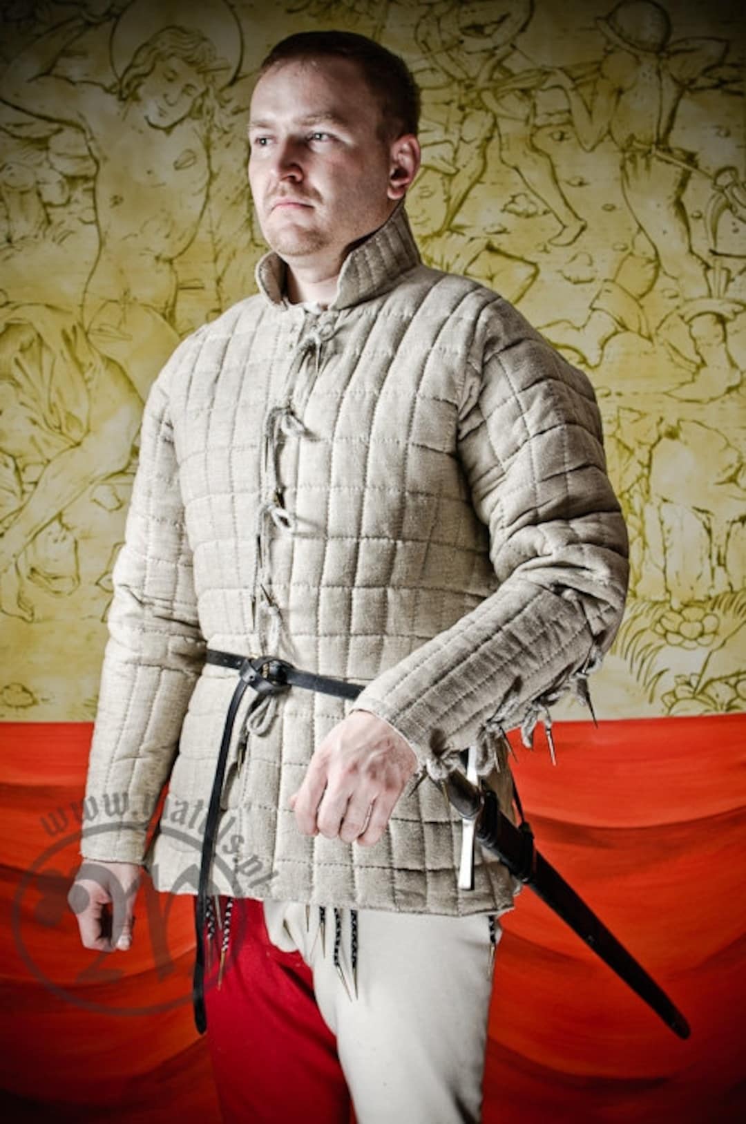 Medieval 15th Century Gambeson - Padded Arming Gambeson for Reenactment ...
