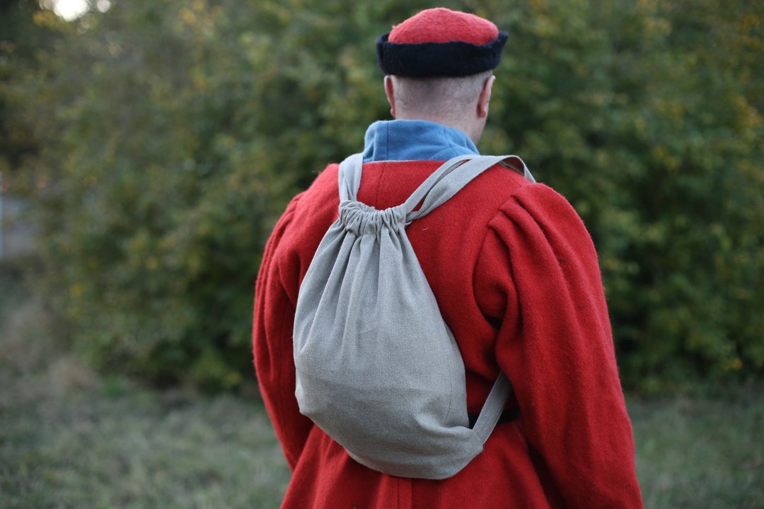 Historical Linen Backpack - Large - Etsy